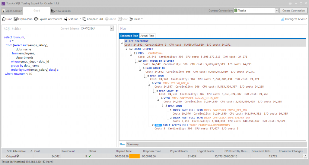 释放强大的 Oracle Optimizer Hints 来优化sql语句 珠海图思科软件有限公司