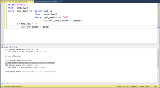 使用Query Story优化 SQL的示例 – 珠海图思科软件有限公司